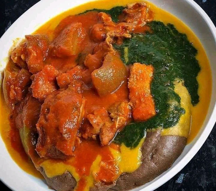 Ewedu + Gbegiri(optional) & stew – Buga Lounge Restaurant and Bar